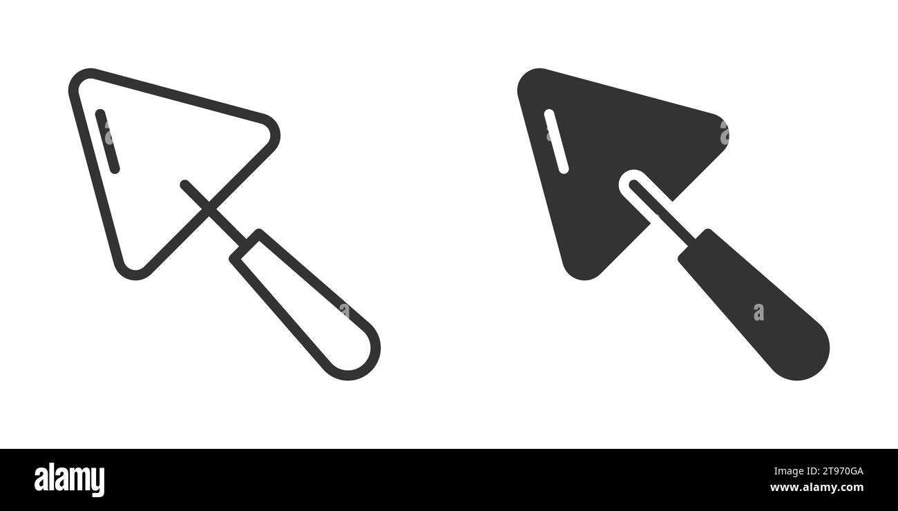 Trowel icon. Simple design. Vector illustration Stock Vector Image & Art - Alamy
