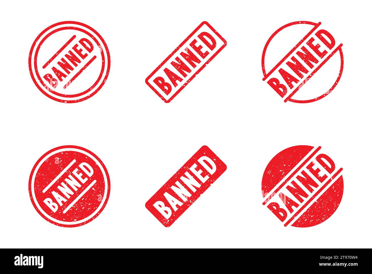 Banned stamp hi-res stock photography and images - Alamy