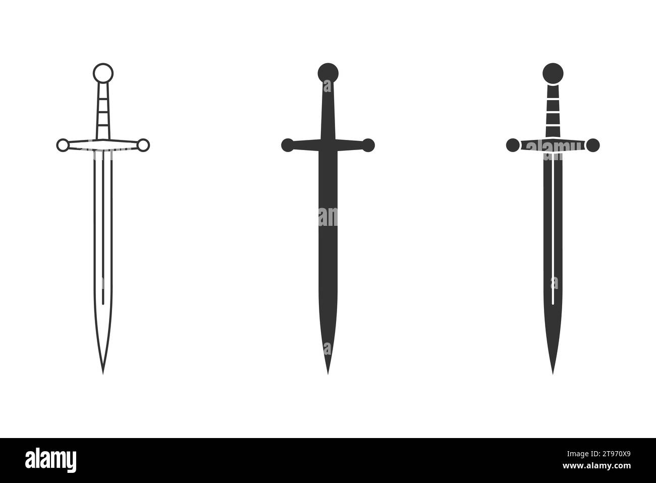 Sword icon. Simple design. Vector illustration Stock Vector Image & Art ...