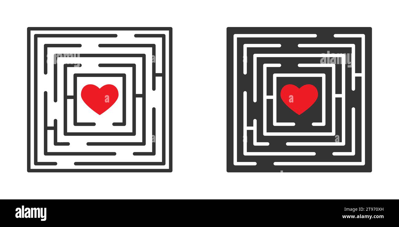 Abstract geometric map maze Cut Out Stock Images & Pictures - Alamy