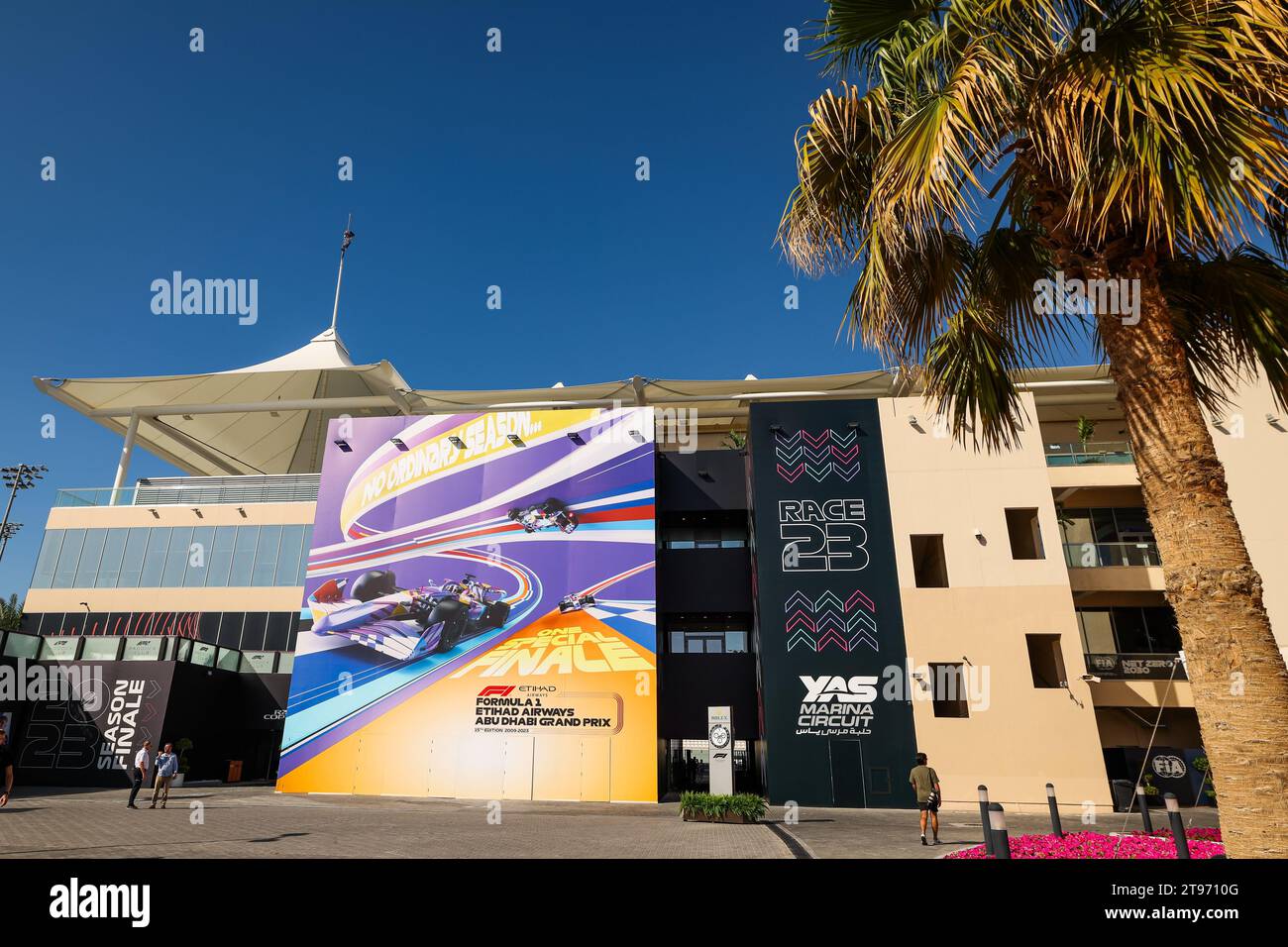 Paddock illustration during the 2023 Formula 1 Etihad Airways Abu Dhabi ...