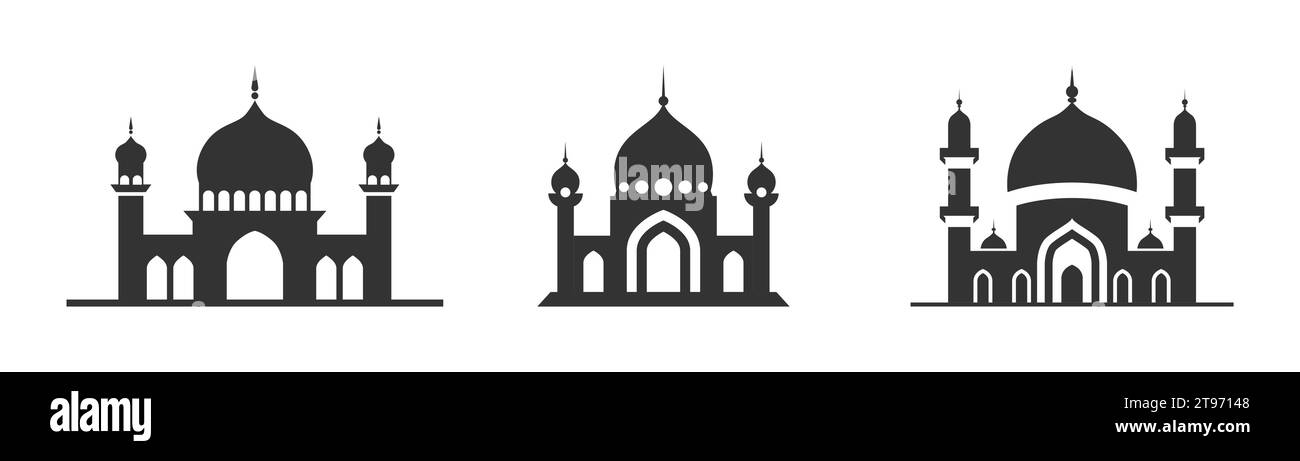 Mosque icon set. Vector illustration Stock Vector Image & Art - Alamy
