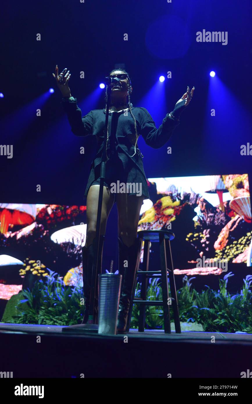 Miami, Florida, USA. 22nd Nov, 2023. QUIN performs live on stage during ...