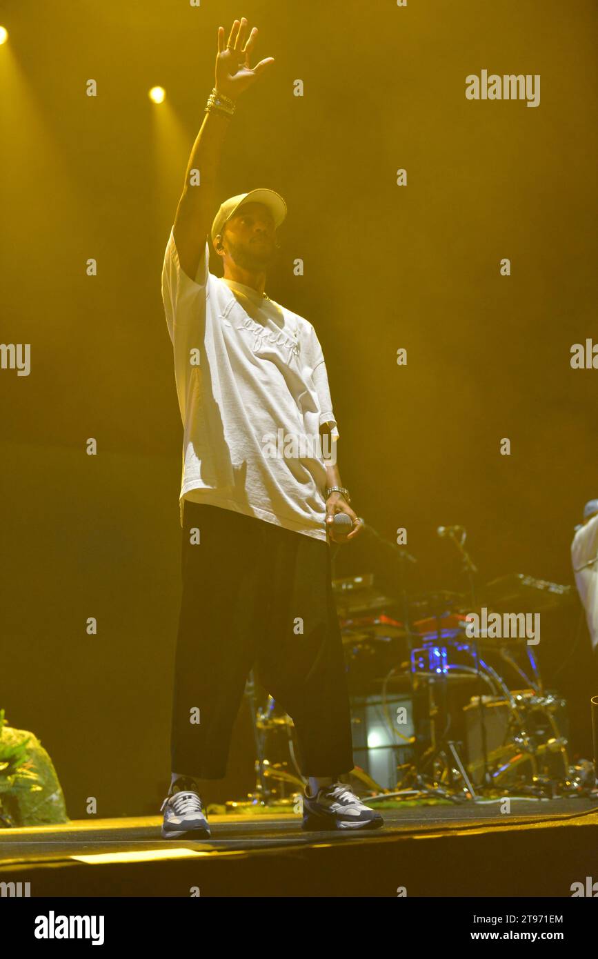 Miami, Florida, USA. 22nd Nov, 2023. 6LACK performs live on stage ...