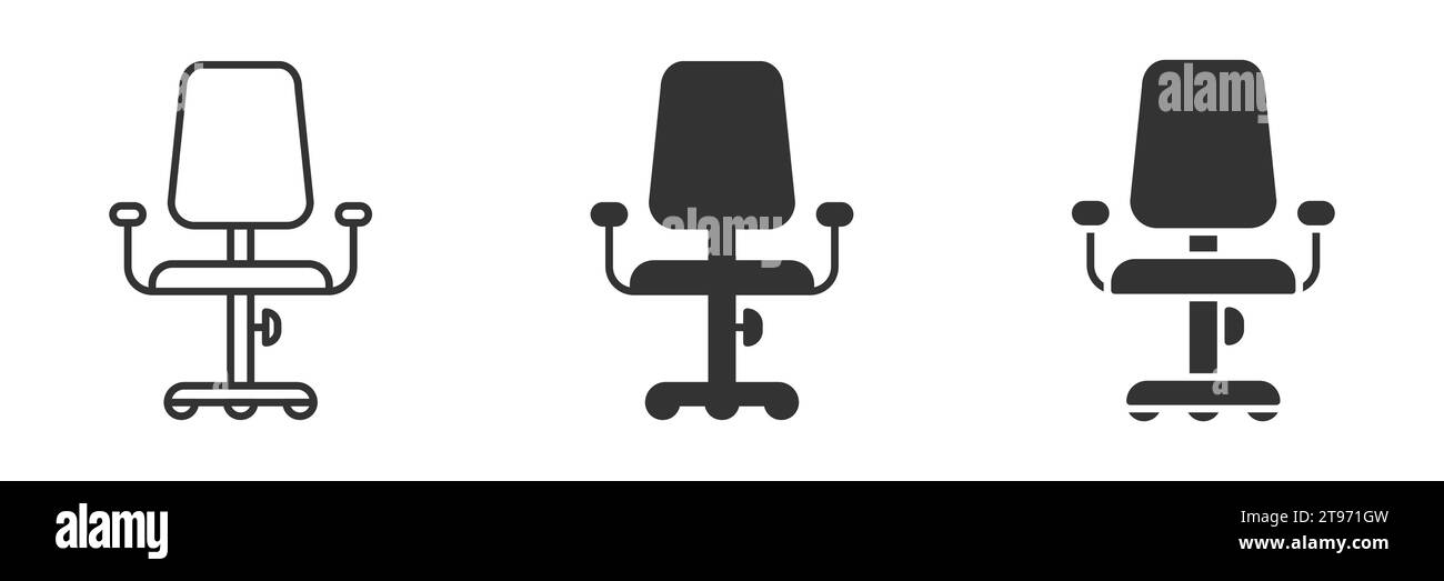 Office chair icon. Vector illustration Stock Vector Image & Art - Alamy