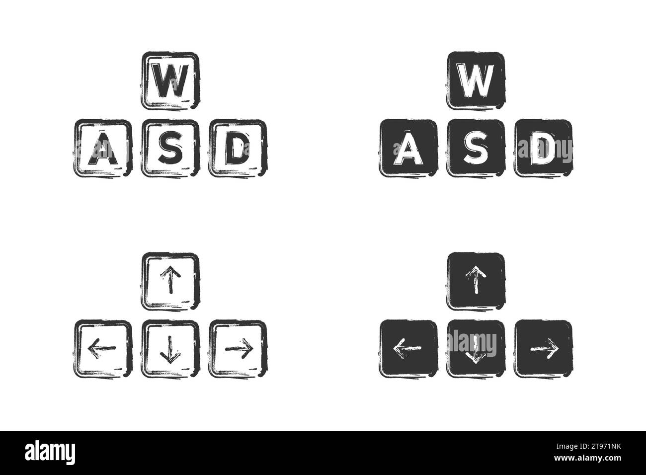 Keyboard arrow Stock Vector Images - Alamy