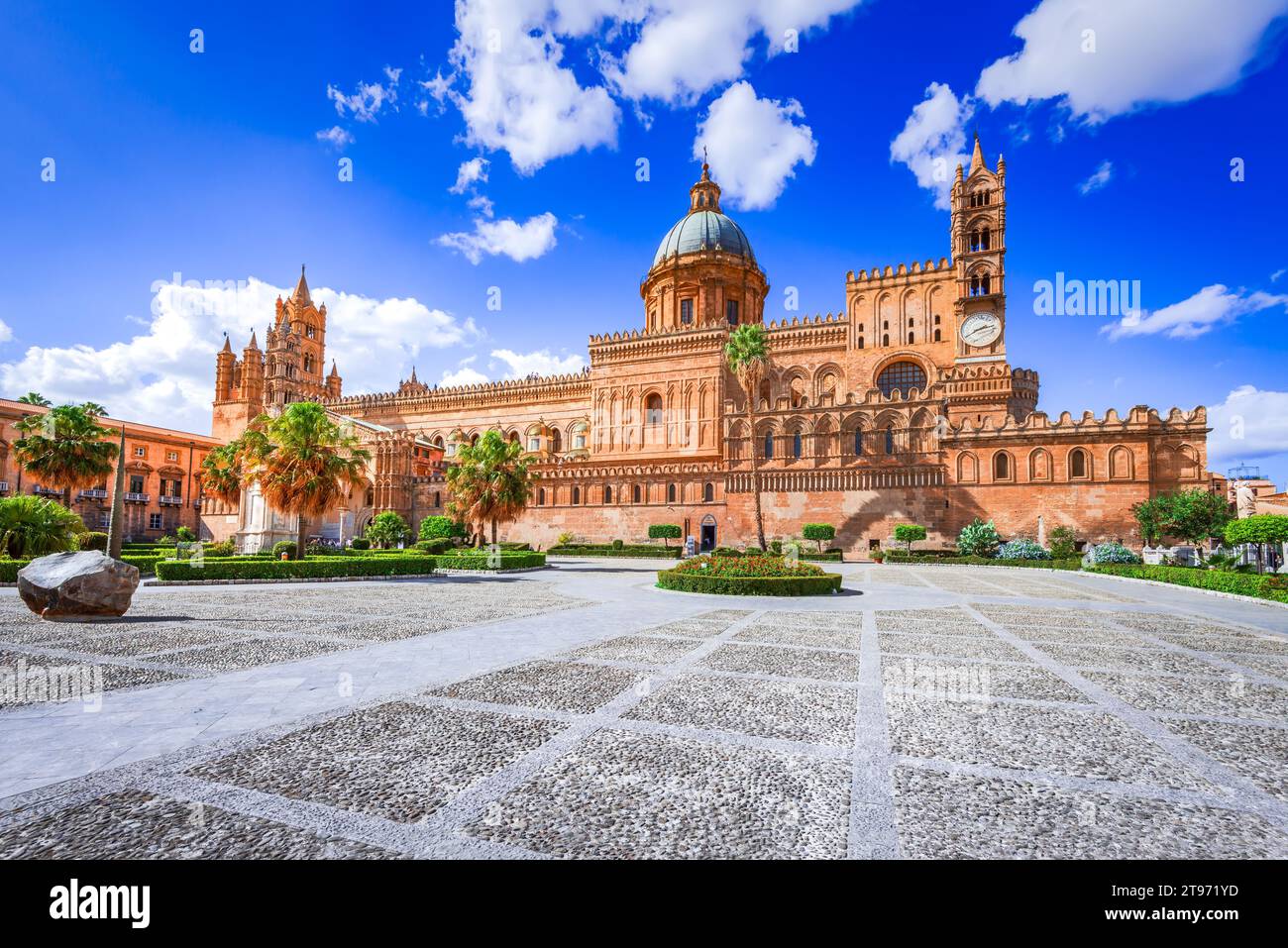Palermo, Sicily. Norman Cathedral of Assumption the Virgin Mary ...