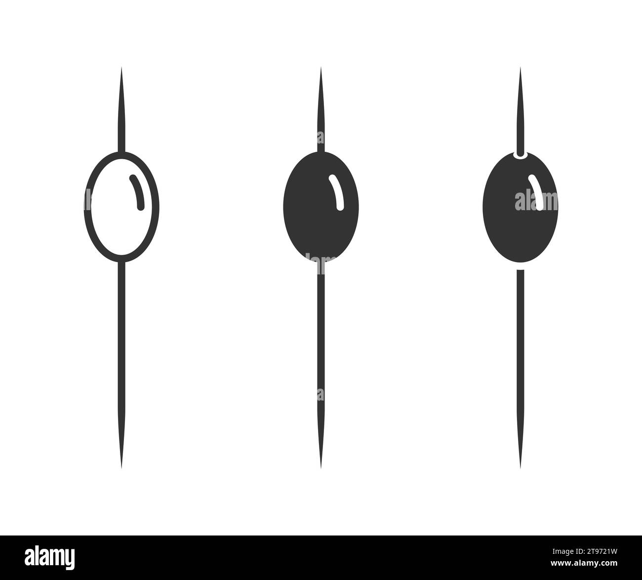 Toothpick vector vectors hi-res stock photography and images - Alamy