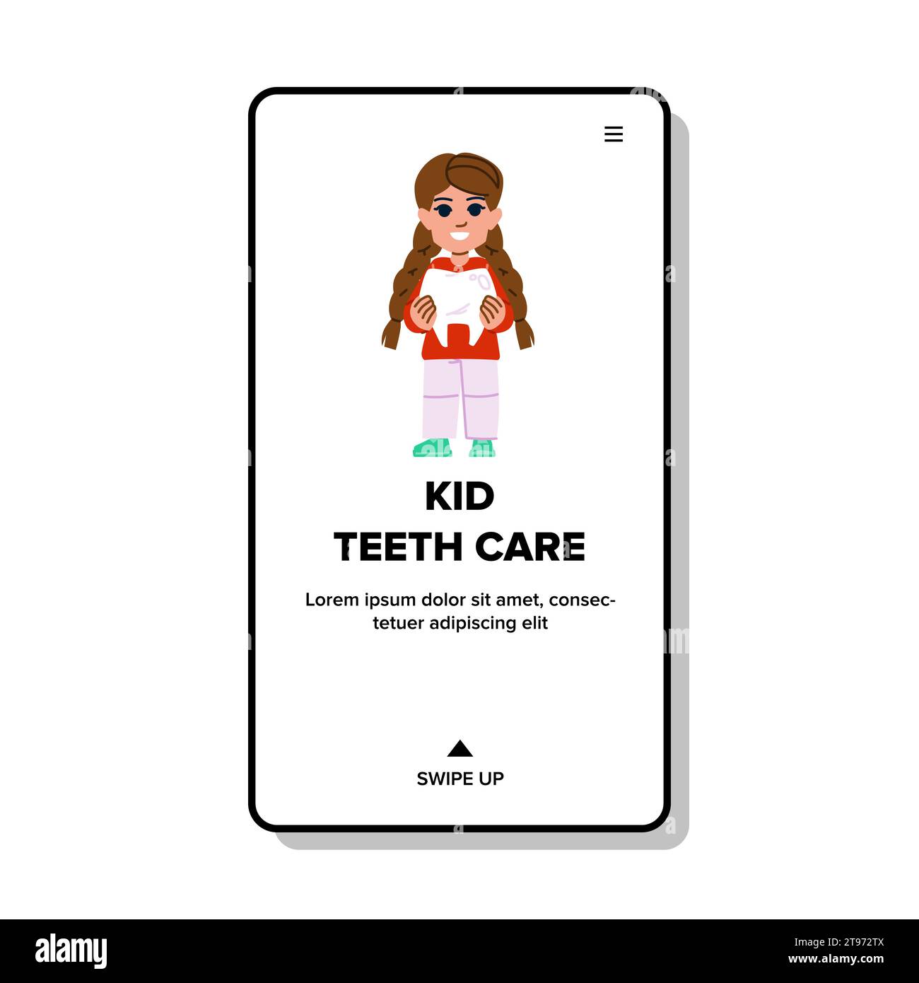 Daughter teeth Stock Vector Images - Alamy