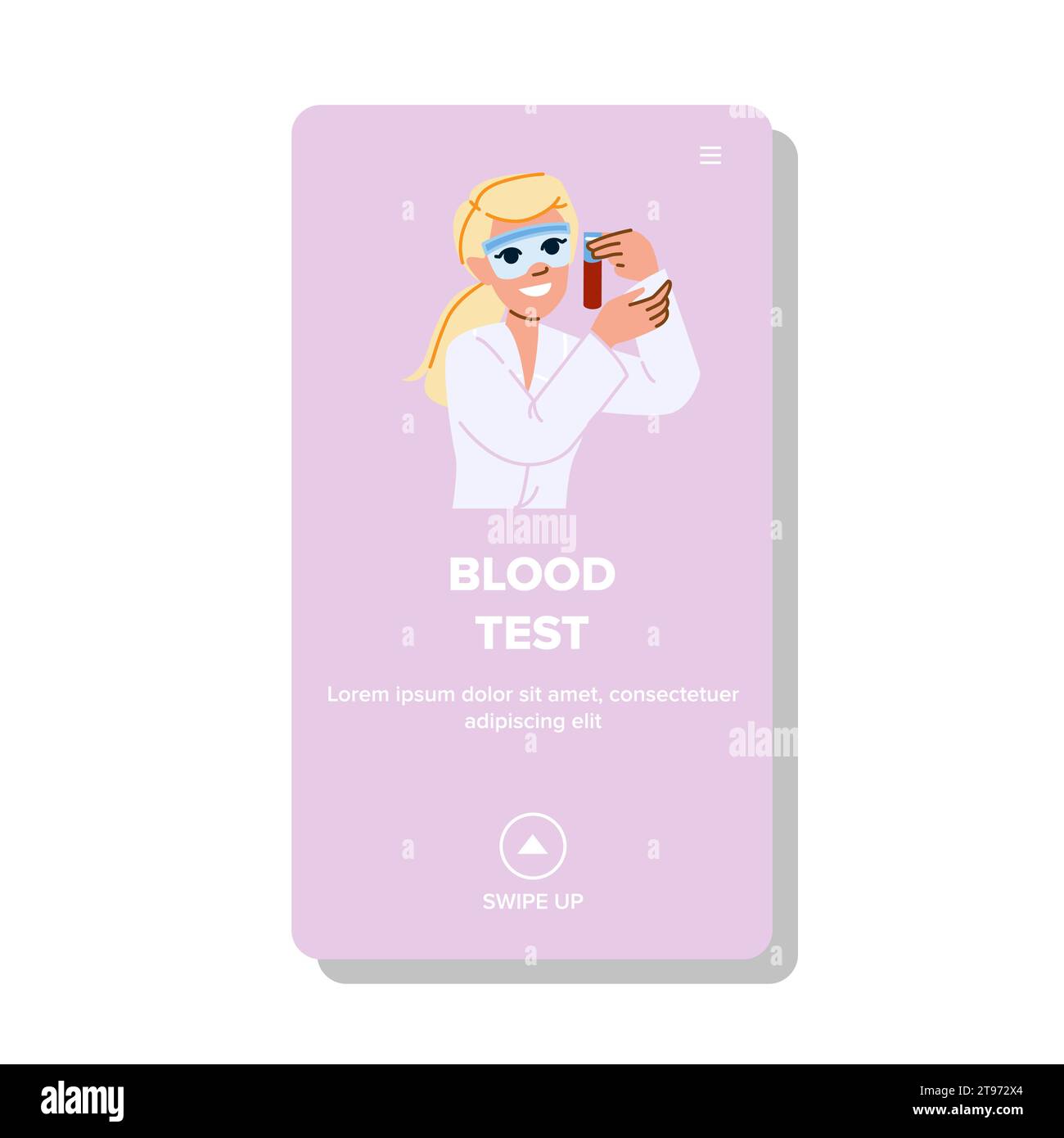 health blood test vector Stock Vector Image & Art - Alamy