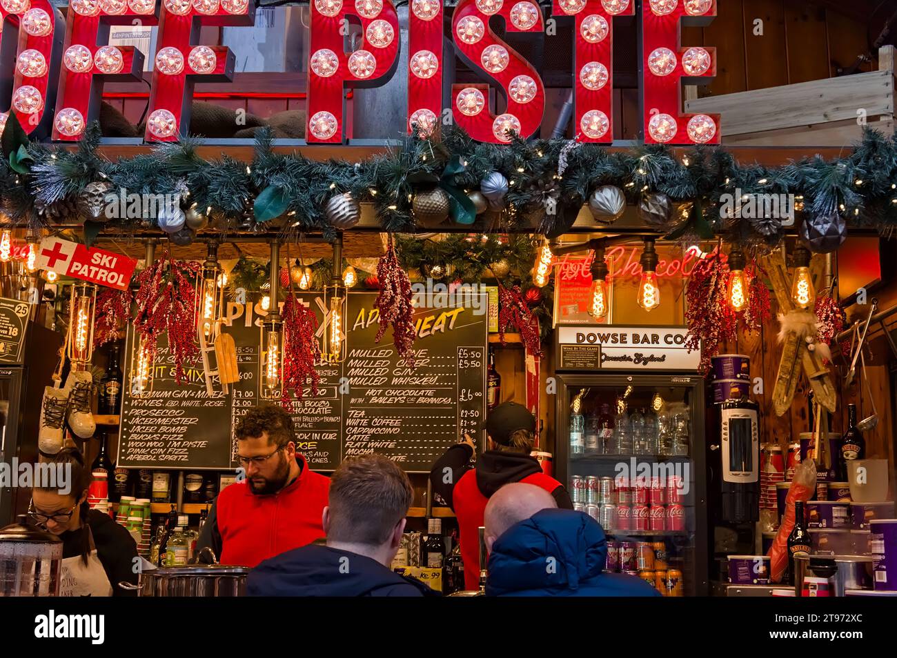 Christmas market stall sign hi-res stock photography and images - Alamy