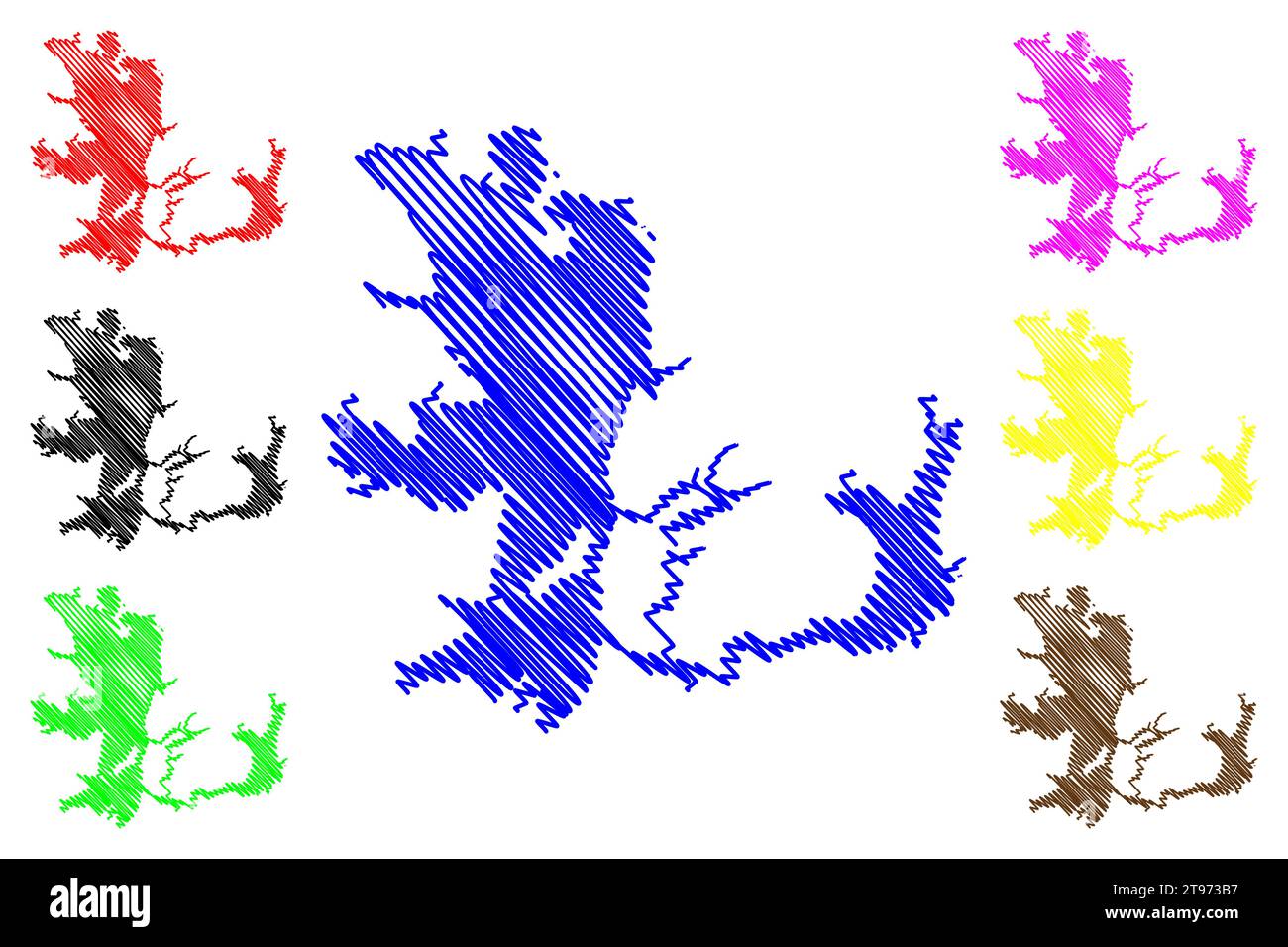 Lake Strawberry Reservoir (United States of America, North America, us ...