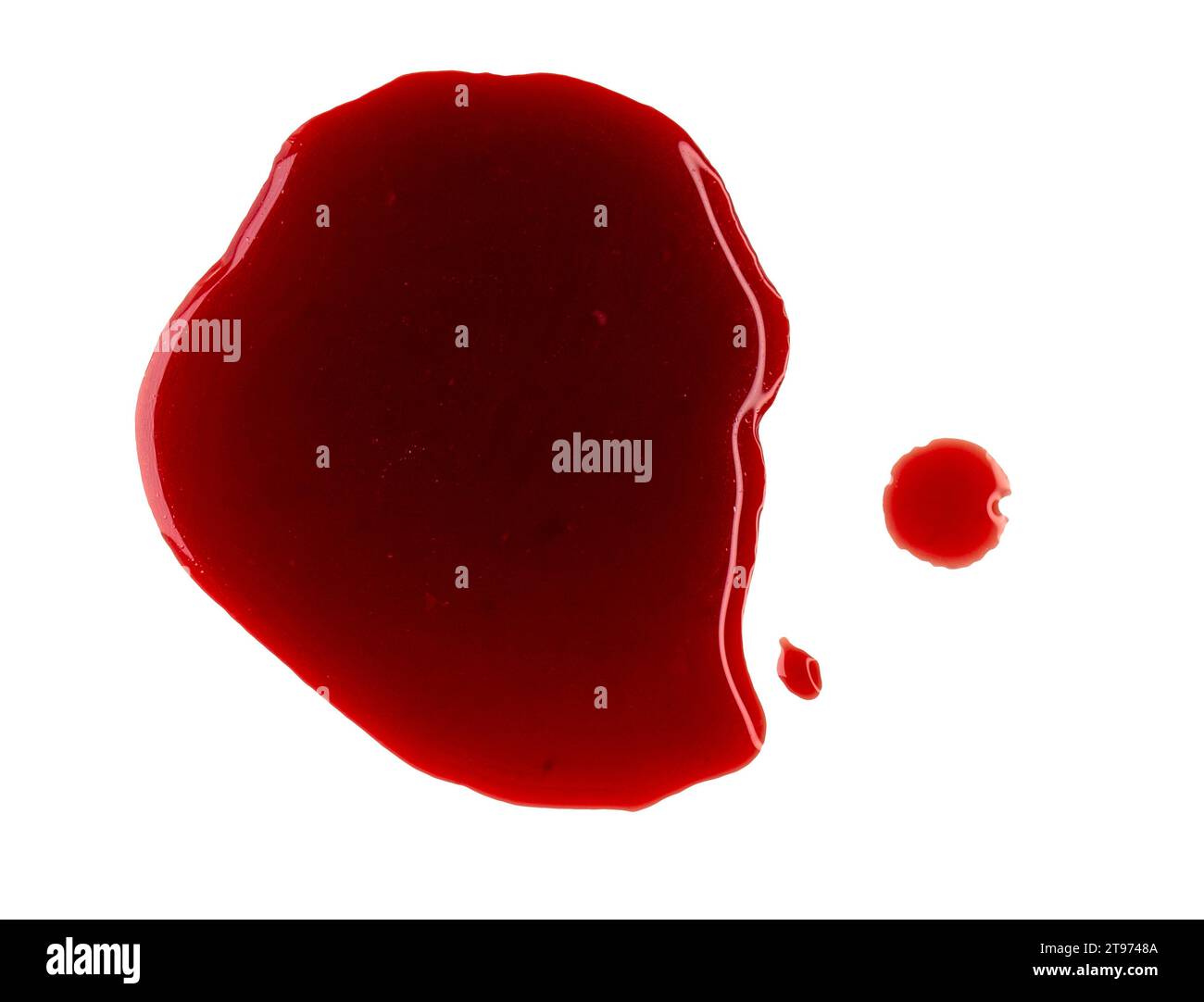 Real human blood isolated on white. Red bloody abstract stains and ... Real human blood isolated on white. Red bloody abstract stains and ...