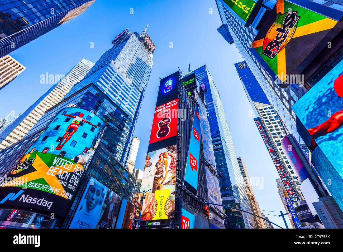 New York, USA - September 18 th 2019: Times Square, Manhattan, busy ...