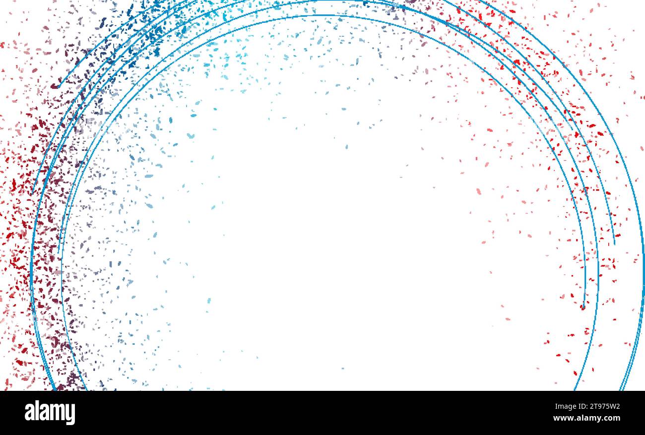 Hi-tech minimal futuristic background with round lines and grunge ...