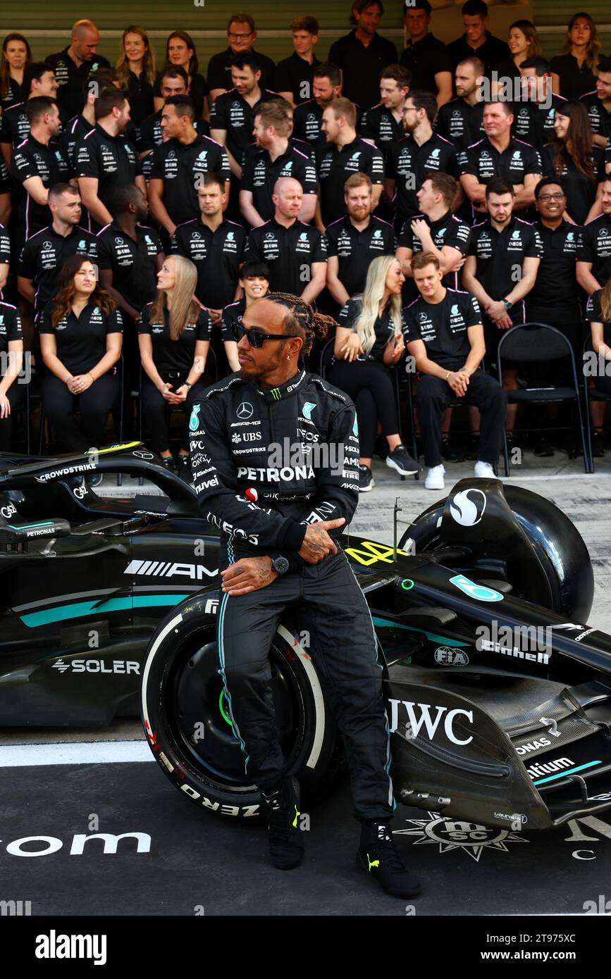 Abu Dhabi, Abu Dhabi. 23rd Nov, 2023. Lewis Hamilton (GBR) Mercedes AMG ...