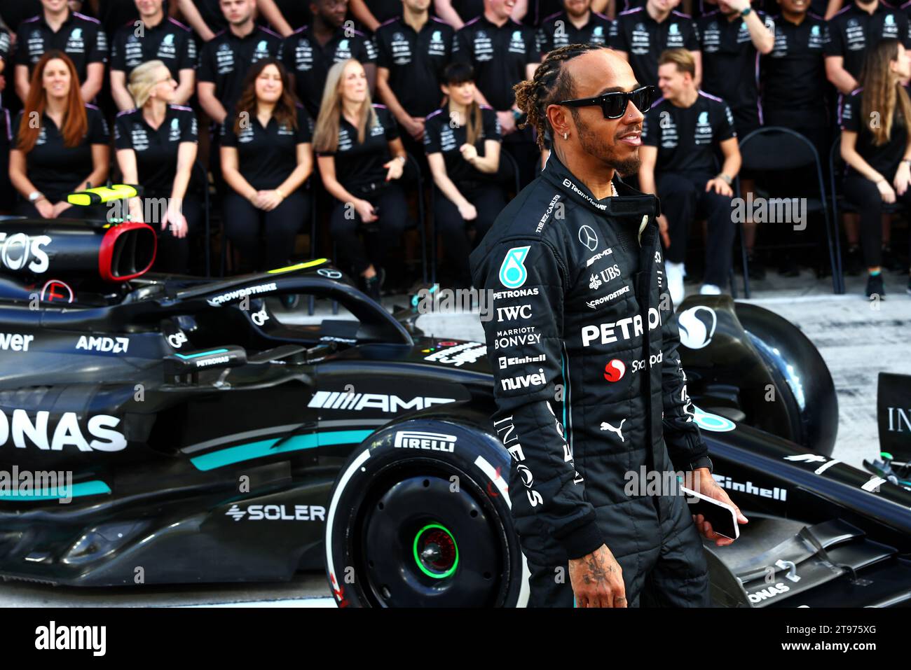 Abu Dhabi, Abu Dhabi. 23rd Nov, 2023. Lewis Hamilton (GBR) Mercedes AMG ...