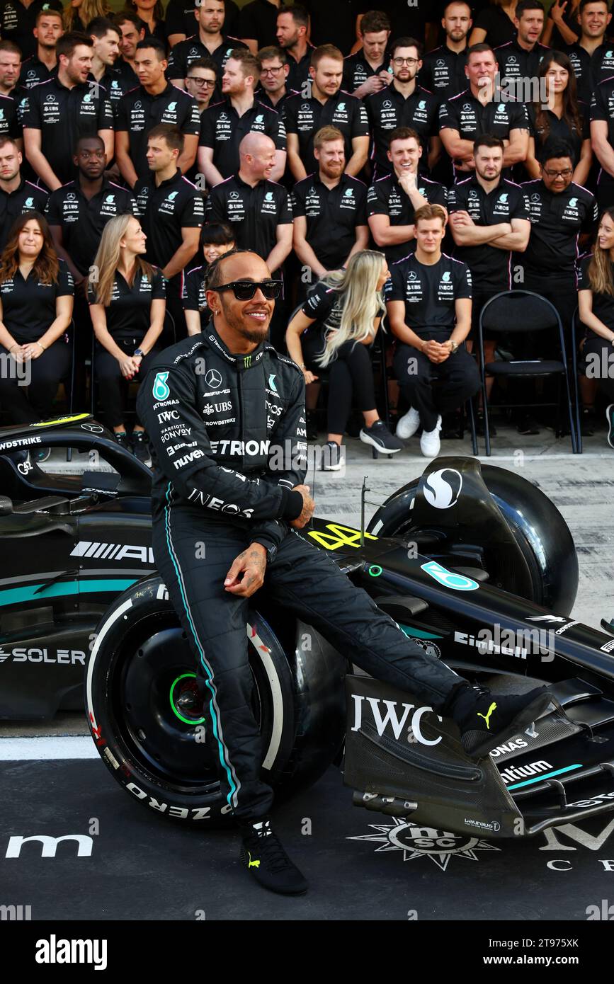 Abu Dhabi, Abu Dhabi. 23rd Nov, 2023. Lewis Hamilton (GBR) Mercedes AMG ...