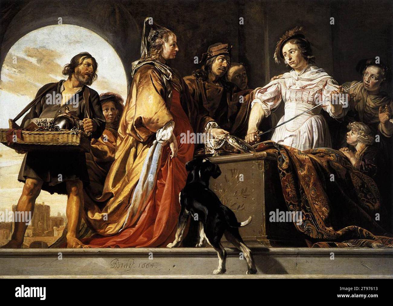 The Discovery of Achilles among the Daughters of Lycomedes 1664 by Jan ...