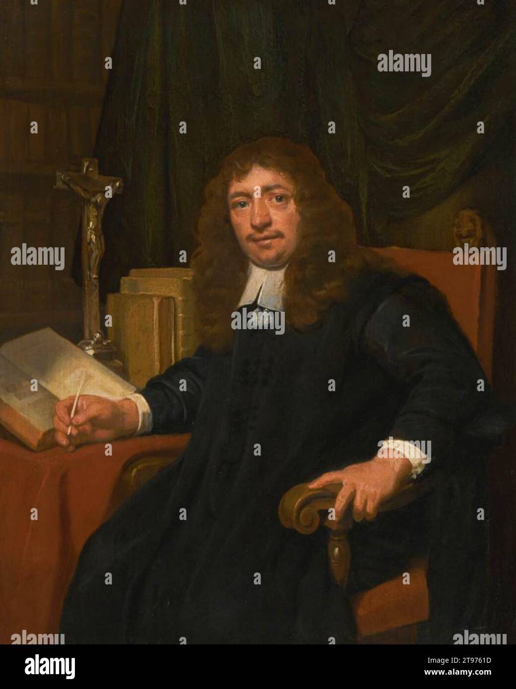 Study of a man seated at a table hi-res stock photography and images ...