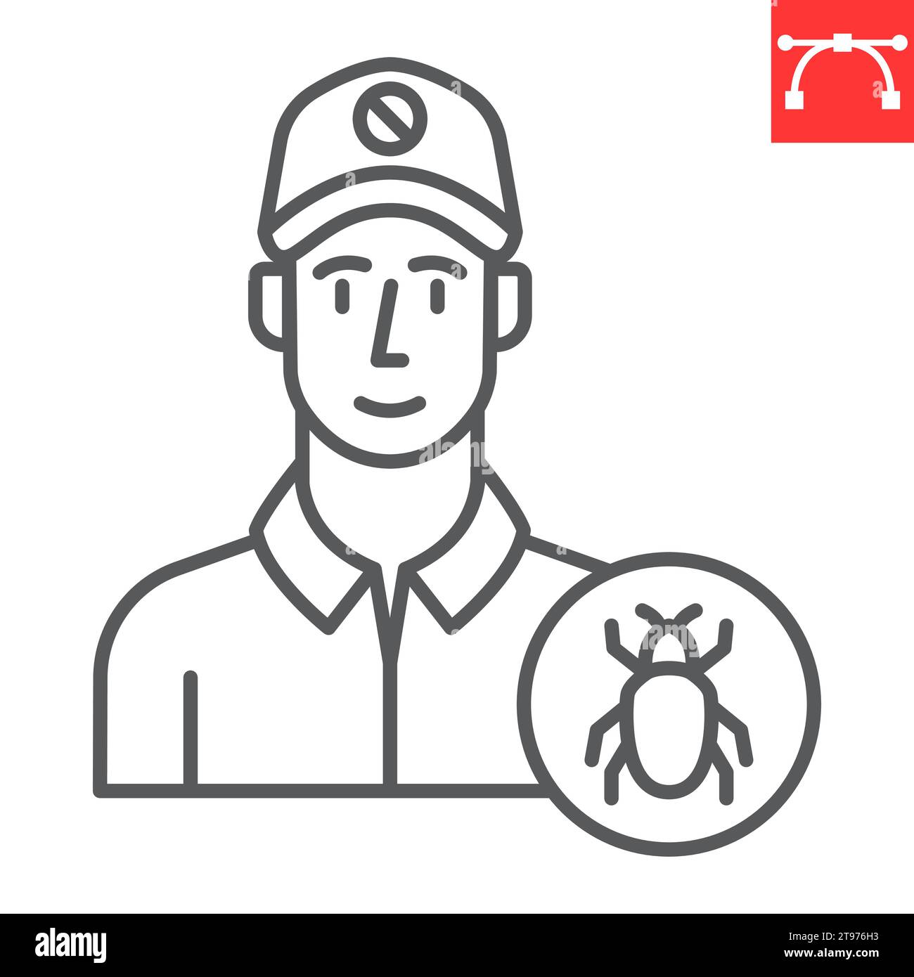 Mosquito fogging worker Stock Vector Images - Alamy