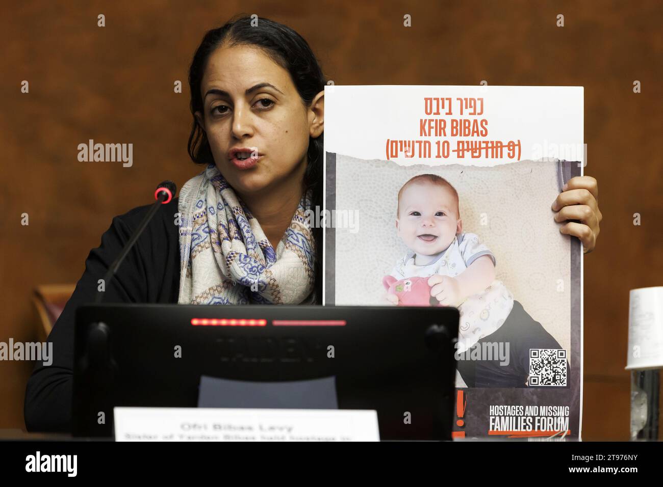 FILE - Ofri Bibas Levy, sister of Yarden Bibas, held hostage in Gaza ...