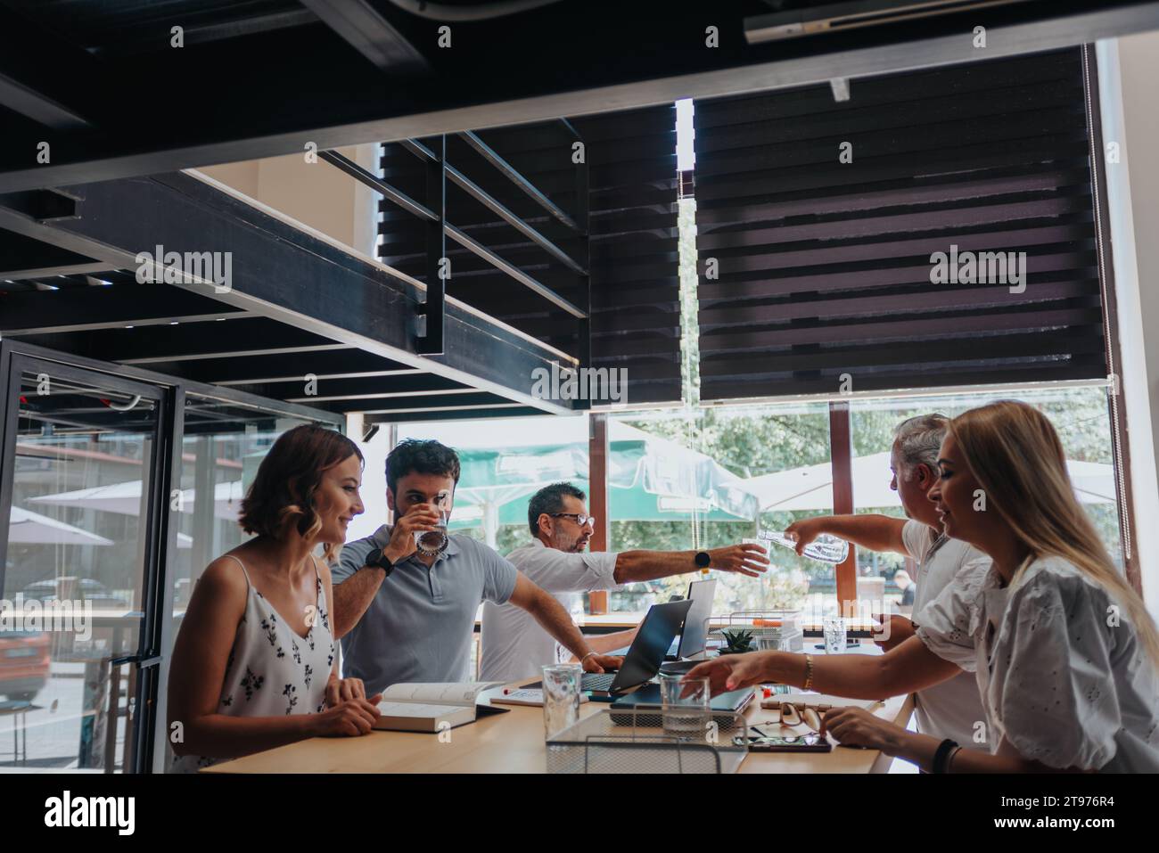 Cross Generational Efficient Team of Multiracial Business Partners ...