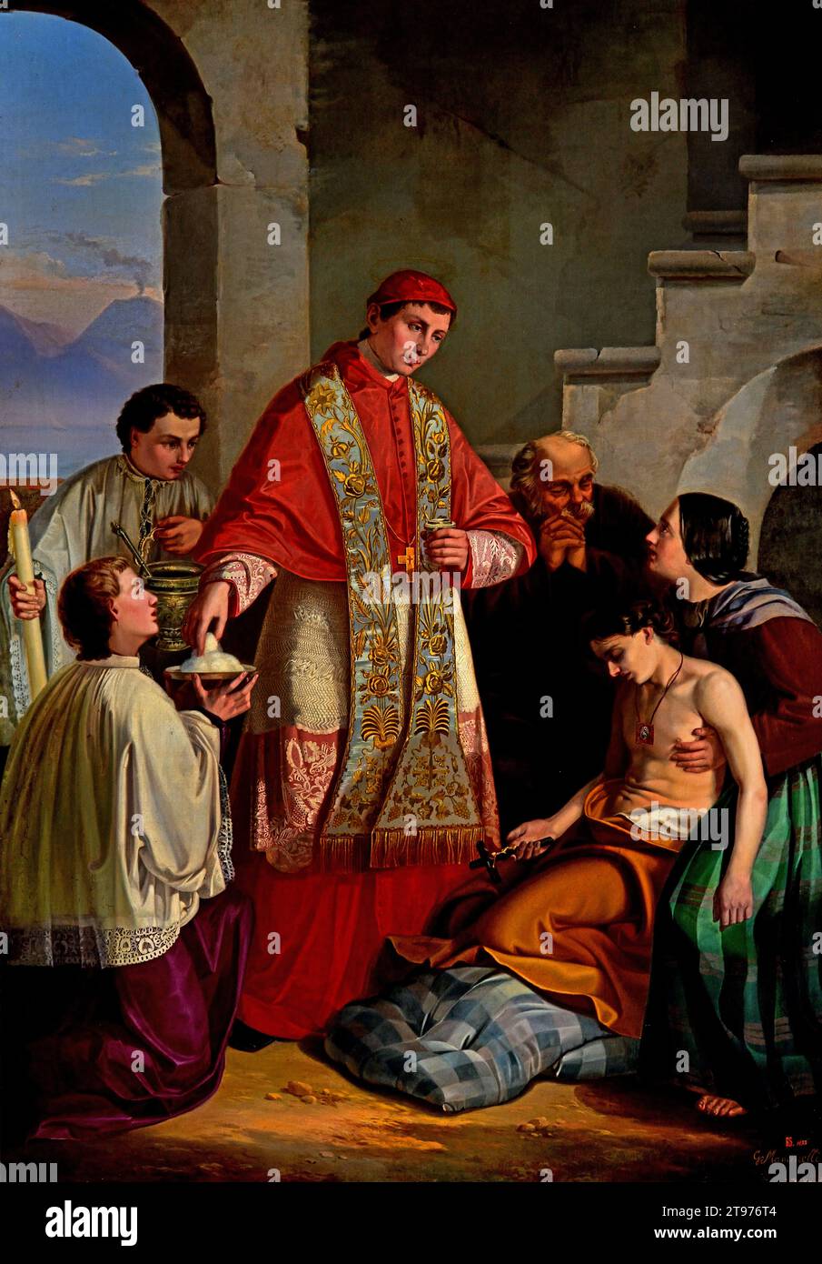 San Gennaro bless a sick man - Duomo di Napoli - Cathedral of Naples ...