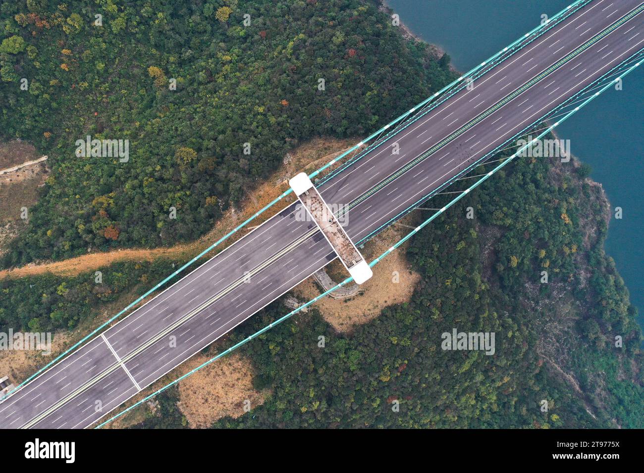 Jinsha. 23rd Nov, 2023. This aerial photo taken on Nov. 23, 2023 in ...