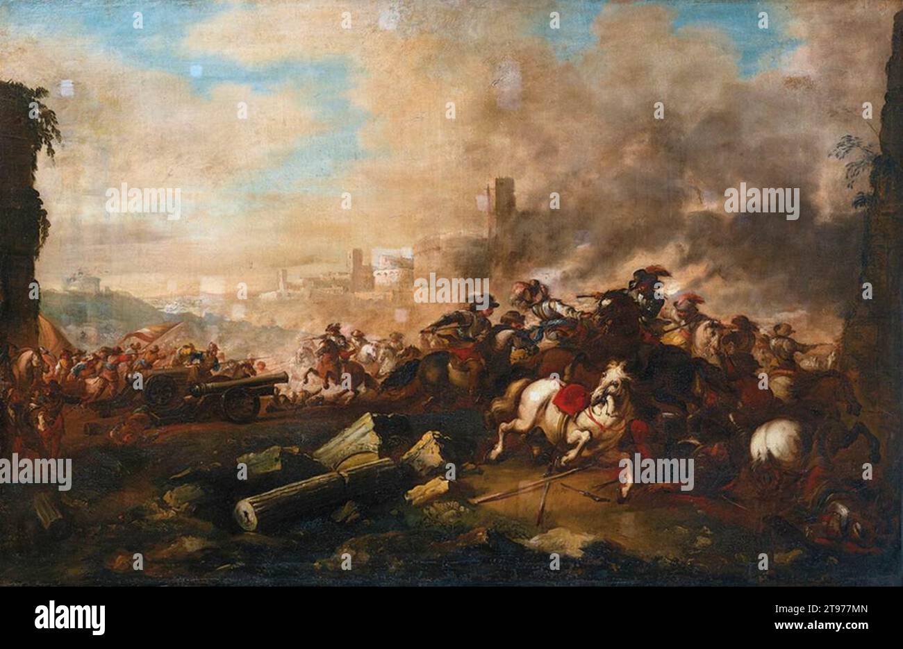 Battle Scene - by Francesco Monti Stock Photo - Alamy