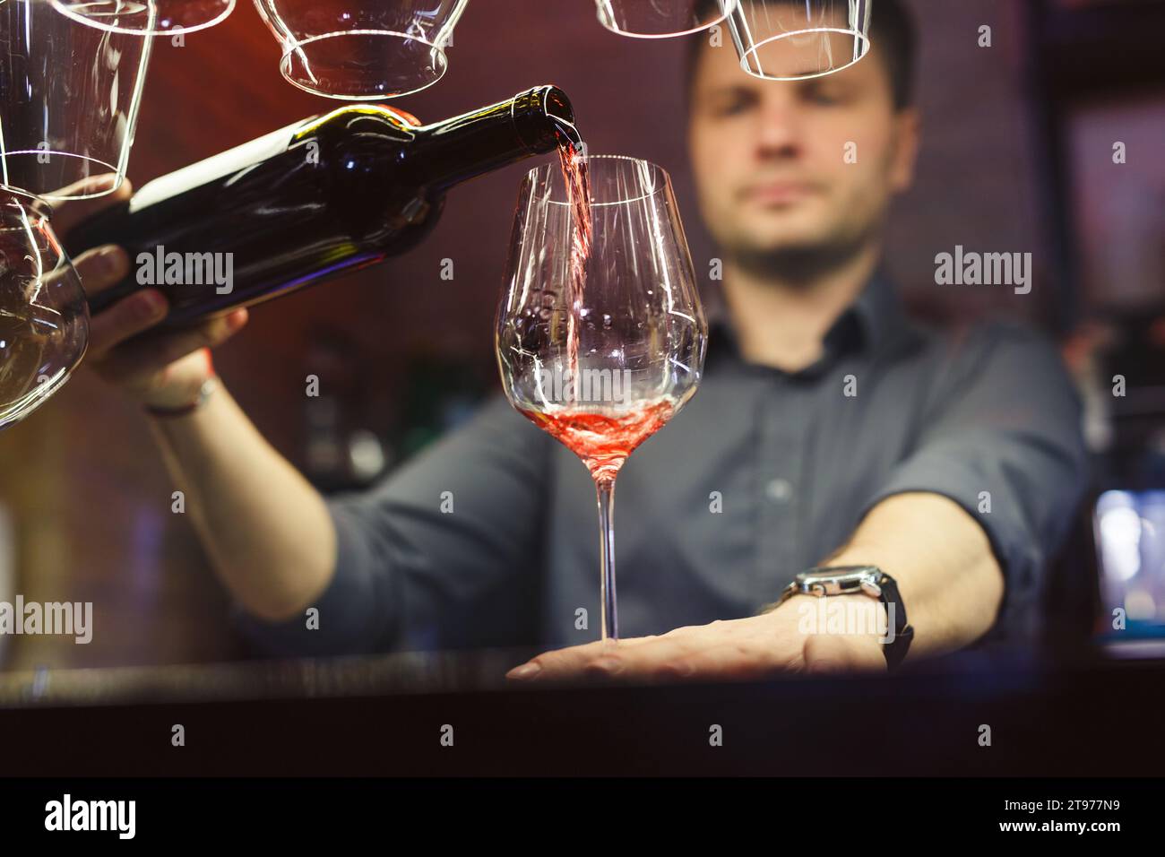 Skilled bartender hi-res stock photography and images - Alamy