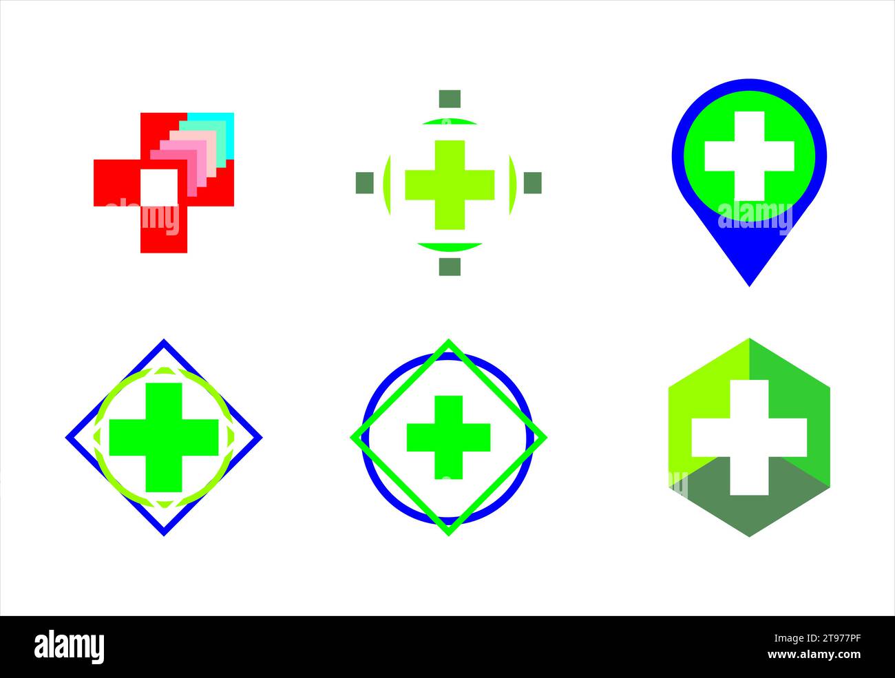 Logo design or health symbol for doctor's practice, hospital Stock ...