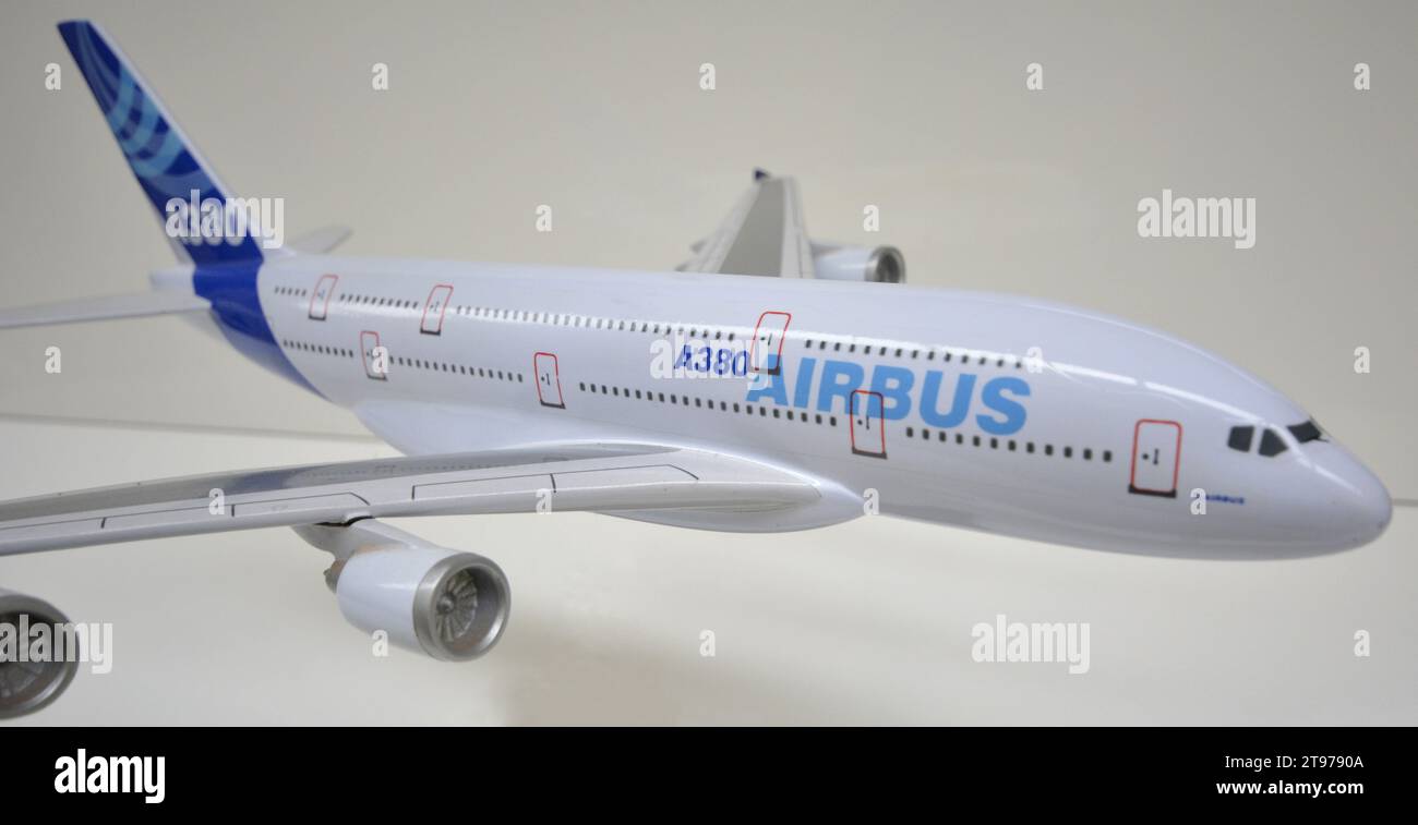 City: Marilia, São Paulo, Brazil - 04 October 2022: Boeing model A380 ...