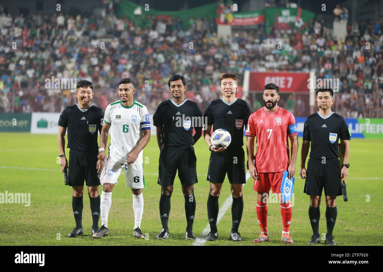 Bangladesh and Lebanon FIFA World Cup Qualifiers match at the ...