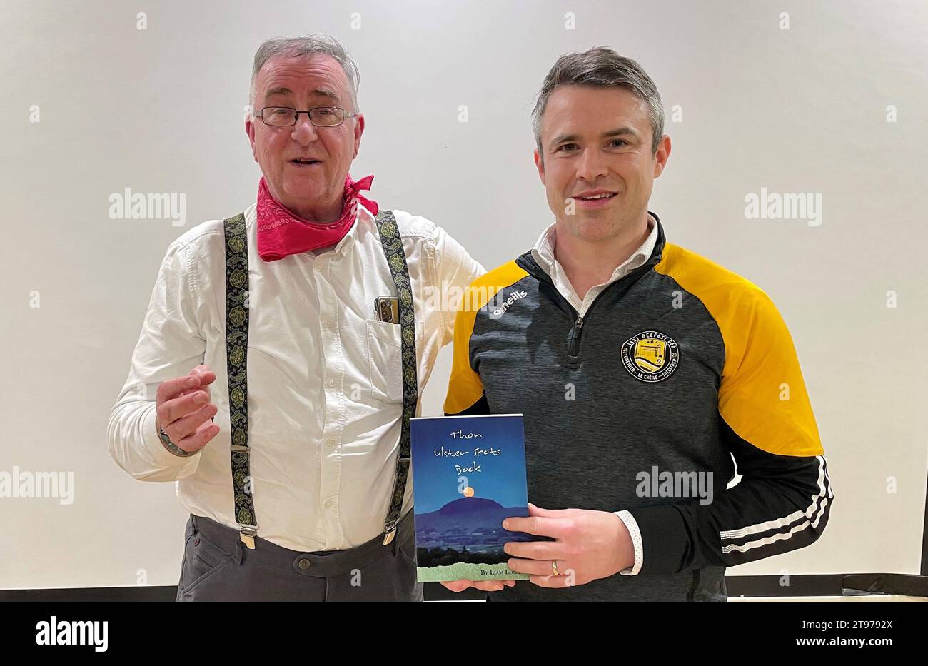 Ulster Scots enthusiast and author Liam Logan (left) and East Belfast ...