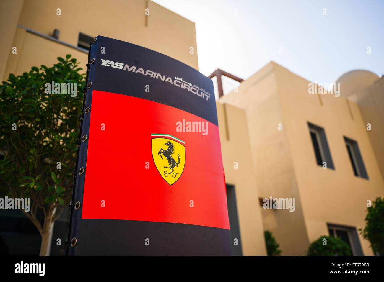 ABU DHABI,UAE. 23RD NOV 2023. FERRARI F1 RACING TEAM. AHMAD ALSHEHAB ...