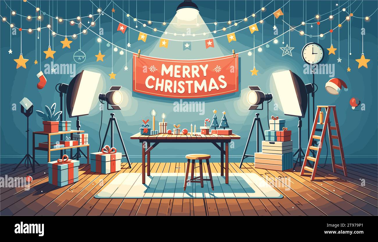 Garland across top Stock Vector Images - Alamy