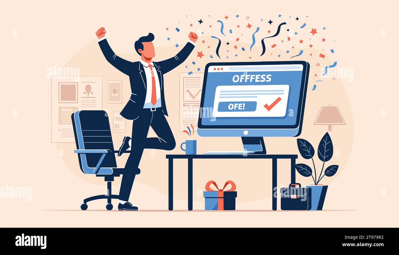 Celebrating completion Stock Vector Images - Alamy