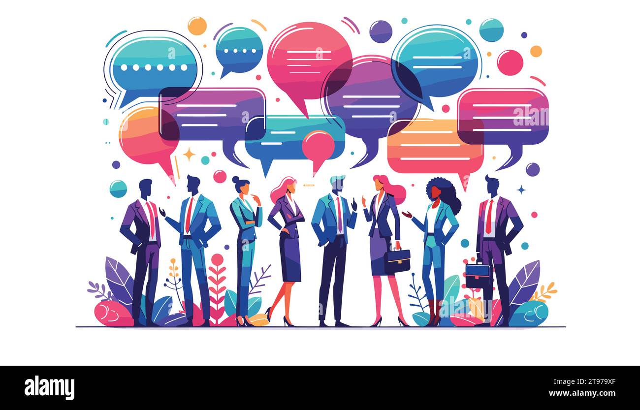 9 people on a Stock Vector Images - Alamy