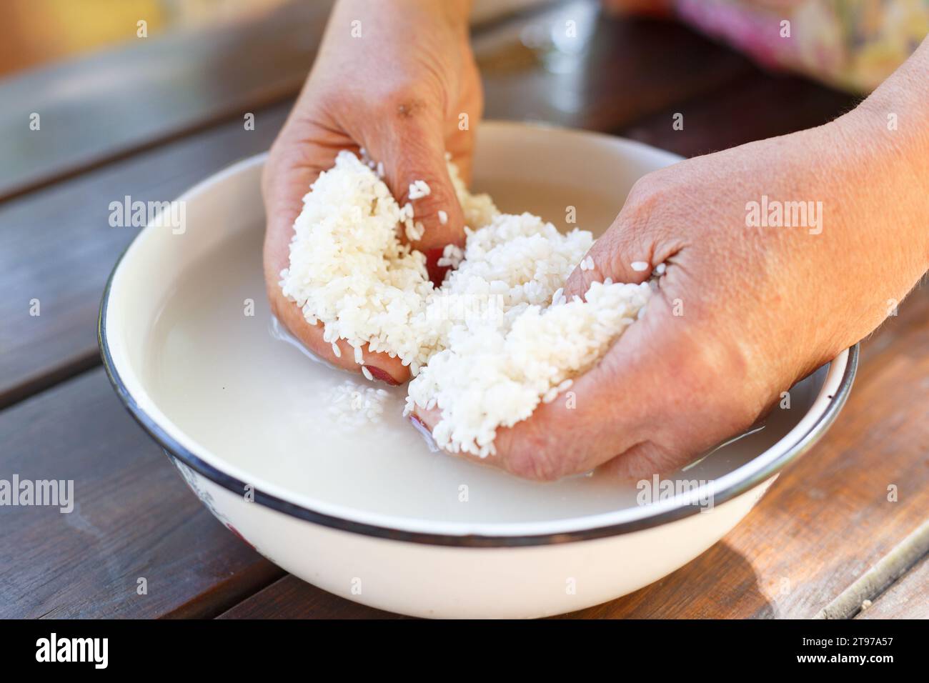Raw parboiled rice in hi-res stock photography and images - Alamy