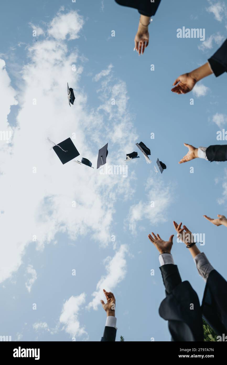 Unforgettable Graduation Day. Celebrating Achievements with Friends ...