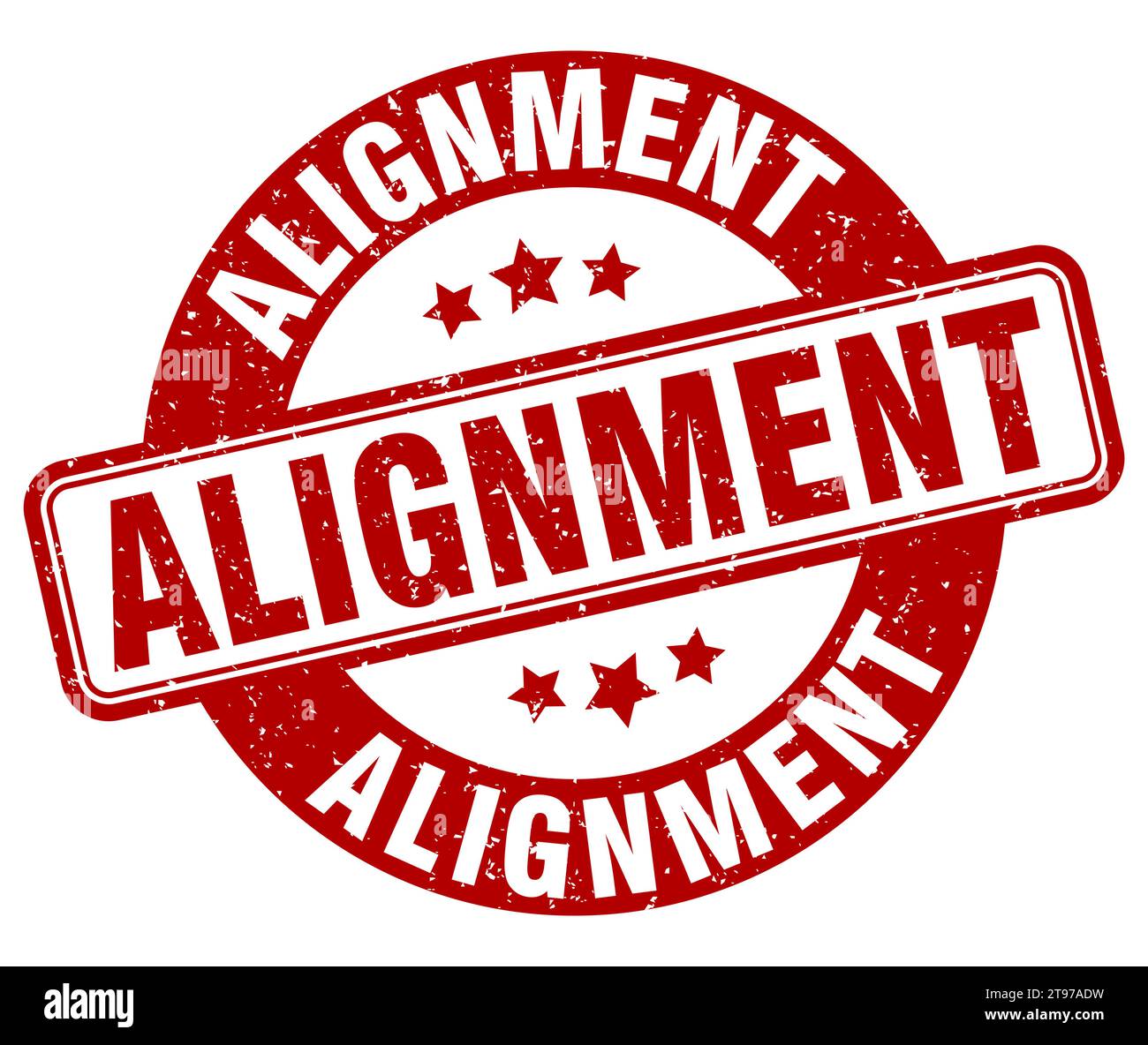 alignment stamp. alignment sign. round grunge label Stock Vector Image ...
