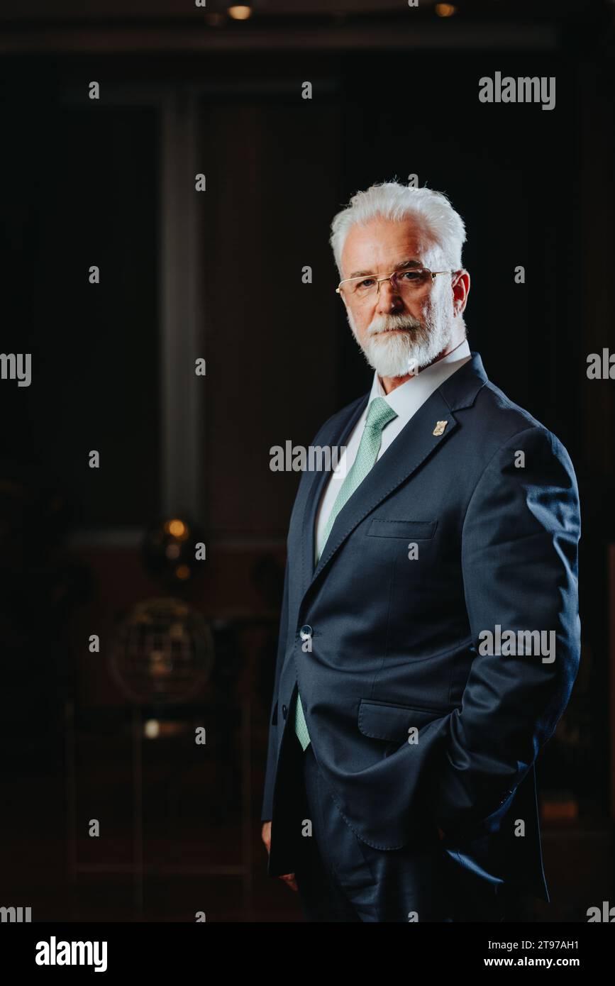 Confident successful university rector hi-res stock photography and ...