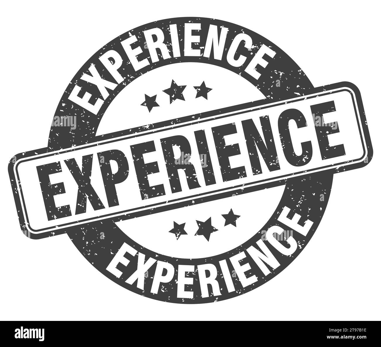 experience stamp. experience sign. round grunge label Stock Vector ...