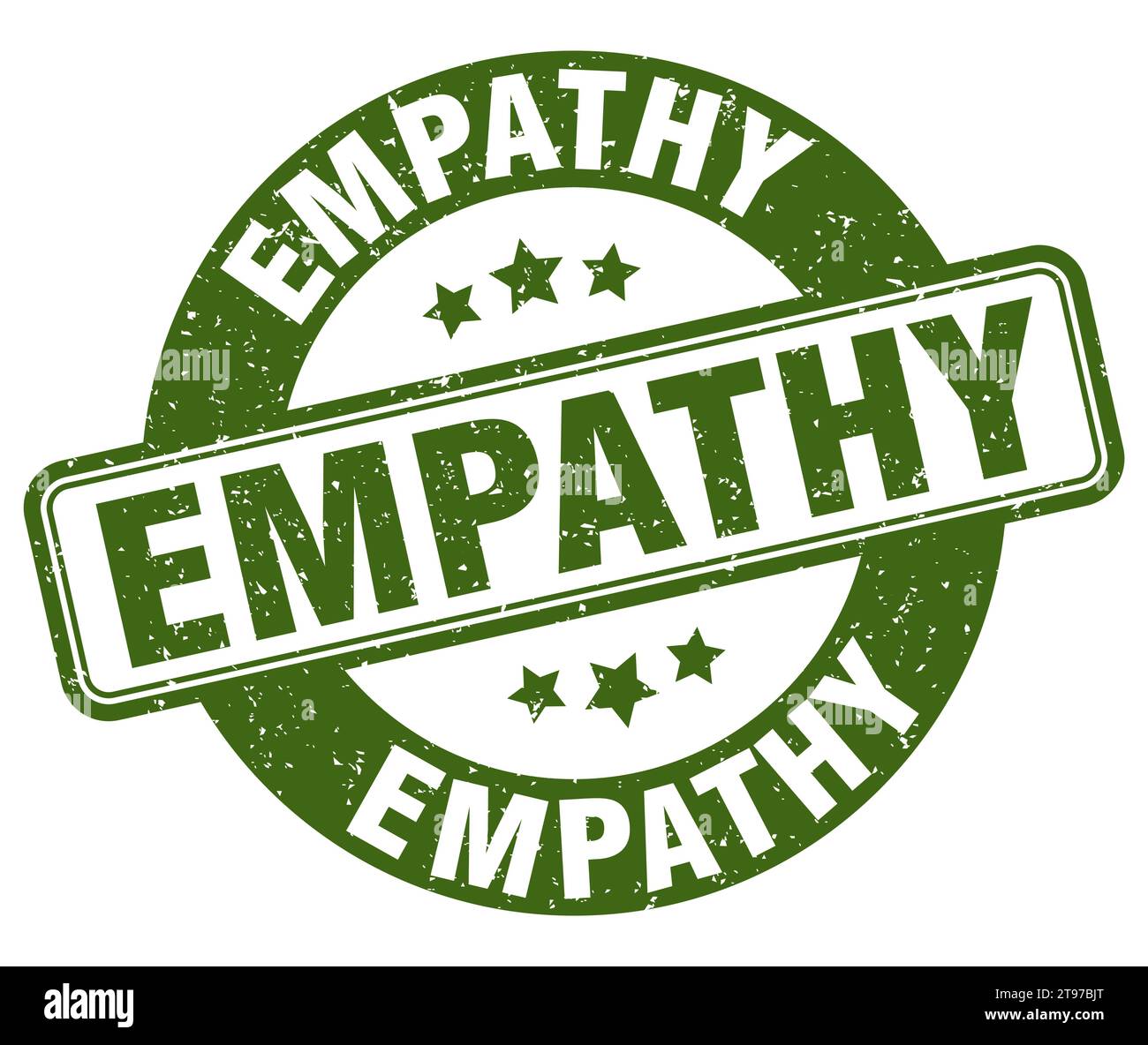 empathy stamp. empathy sign. round grunge label Stock Vector Image ...