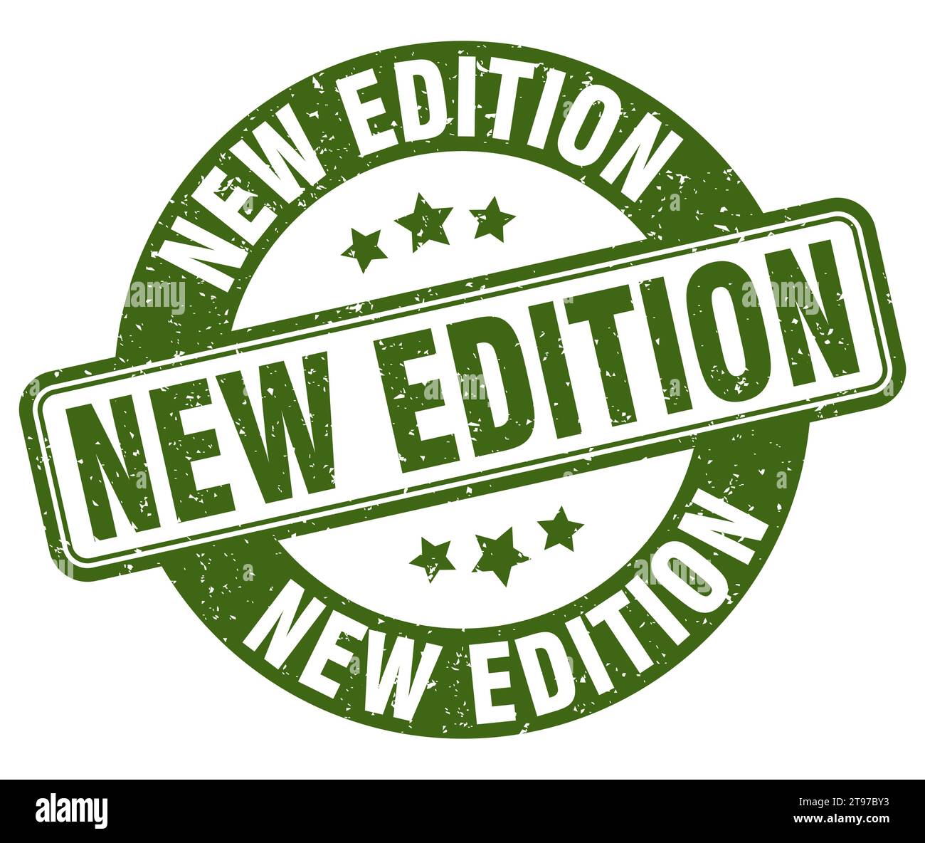 new edition stamp. new edition sign. round grunge label Stock Vector ...