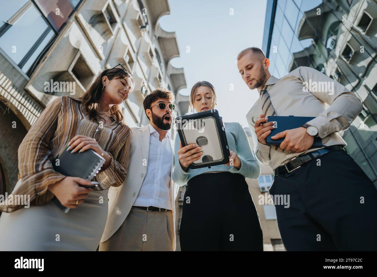 Business team focus on product development, marketing strategy, and ...