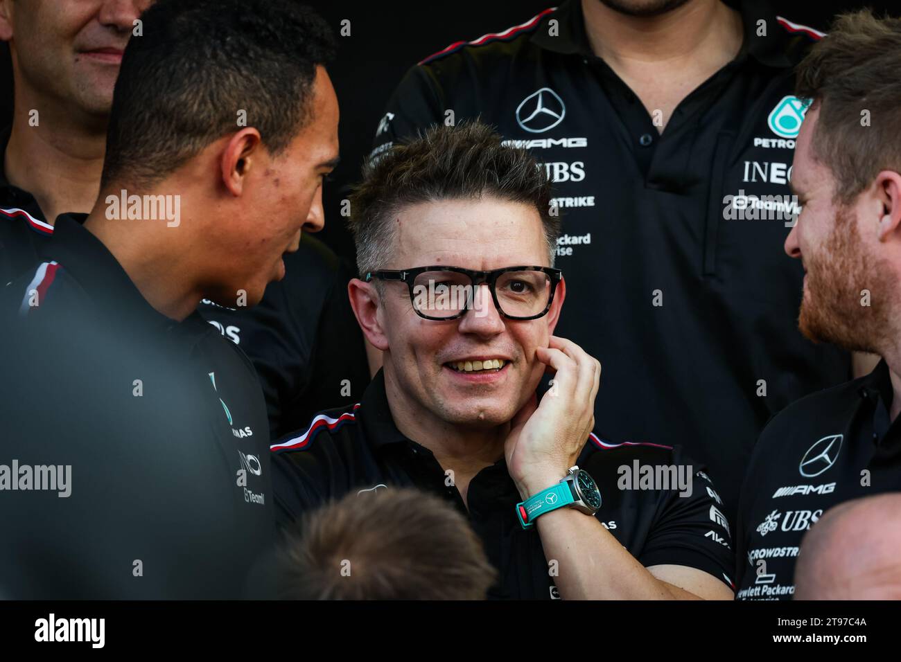 Mercedes amg f1 engineer hi-res stock photography and images - Alamy