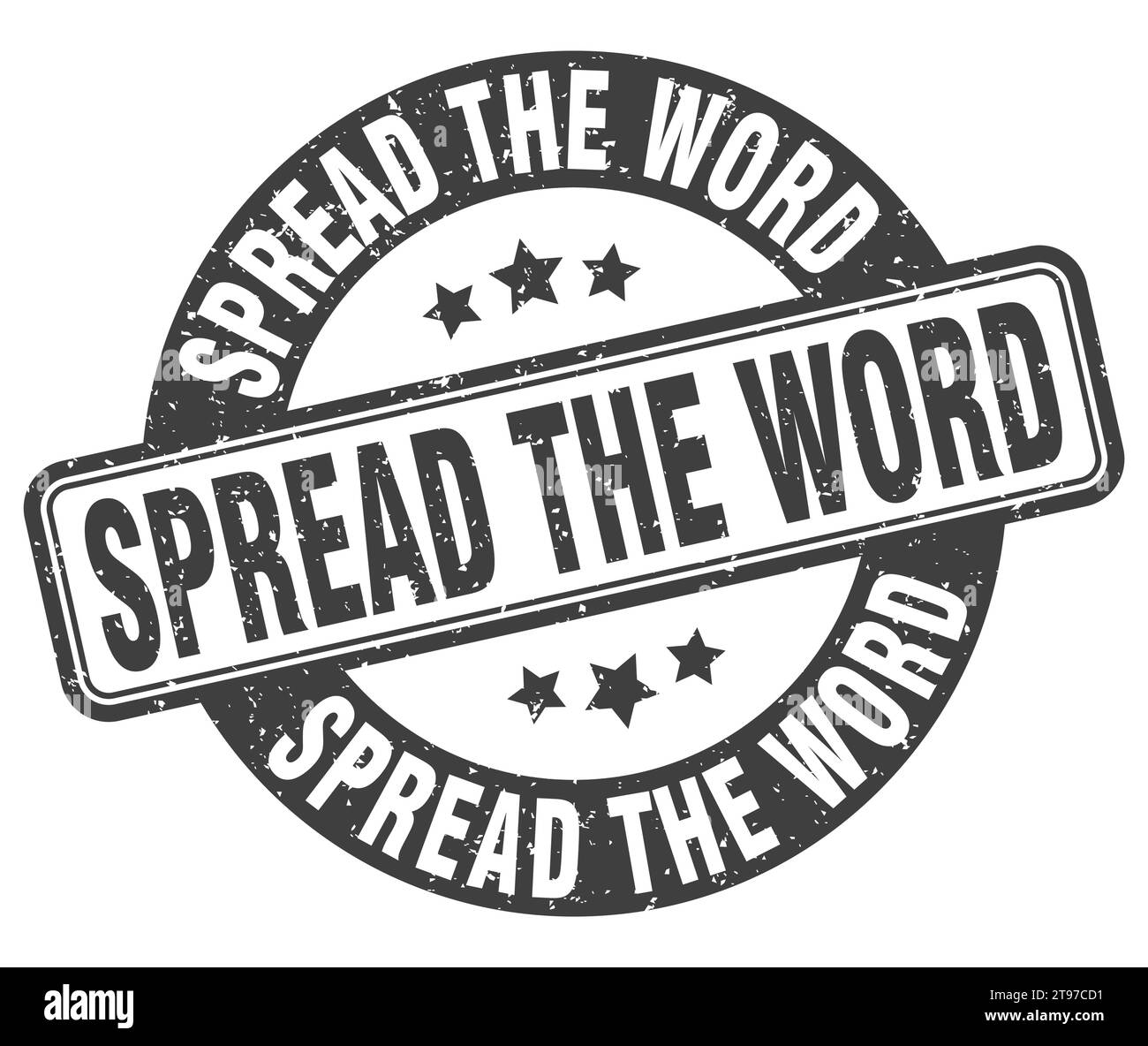 Spread the word rubber stamp hi-res stock photography and images - Alamy
