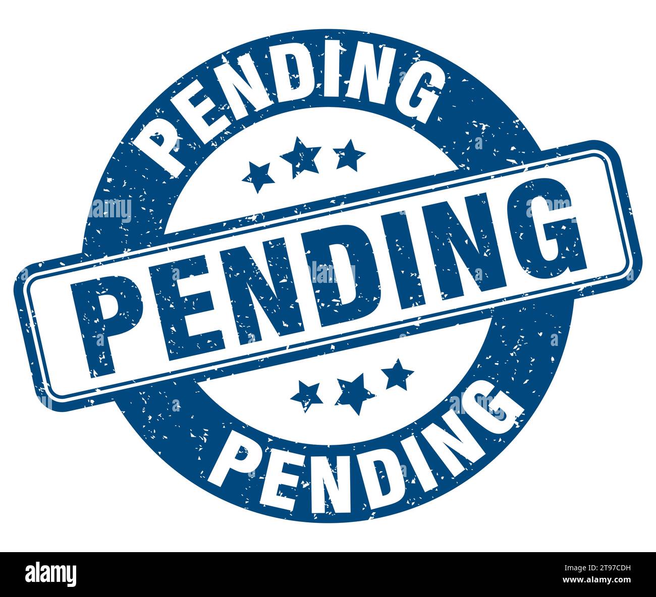 pending stamp. pending sign. round grunge label Stock Vector Image ...